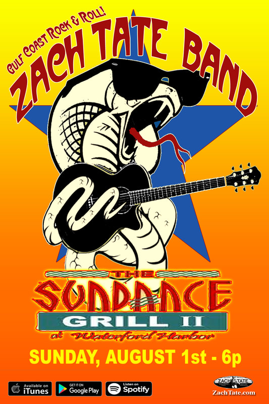 Upcoming Shows - ZACH TATE BAND